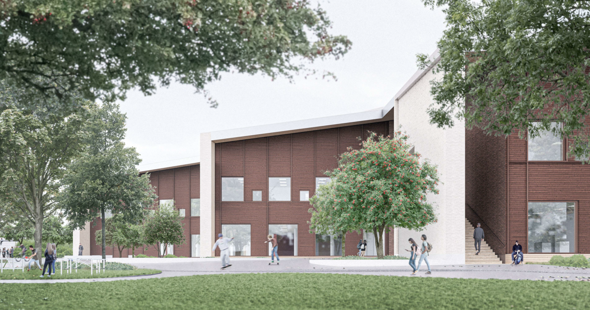 New school building being built in Kannelmäki - Design Helsinki